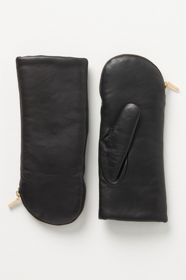 Aristide Zipped Mittens | Anthropologie