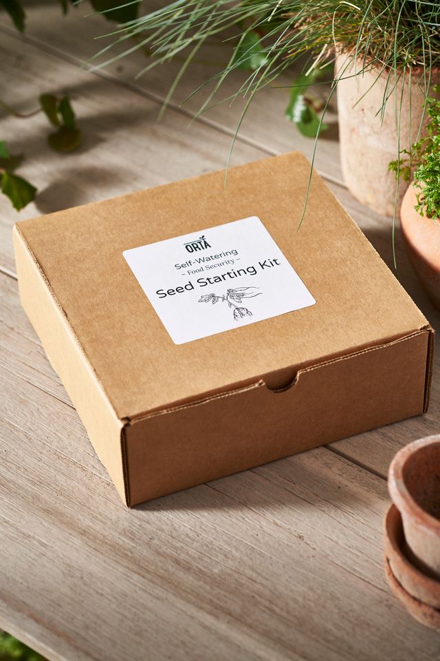 Sixie Self Watering Seed Pot, Beige | AnthroLiving