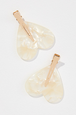 SALT&WAVE Heart Backstage Hair Clips | Anthropologie