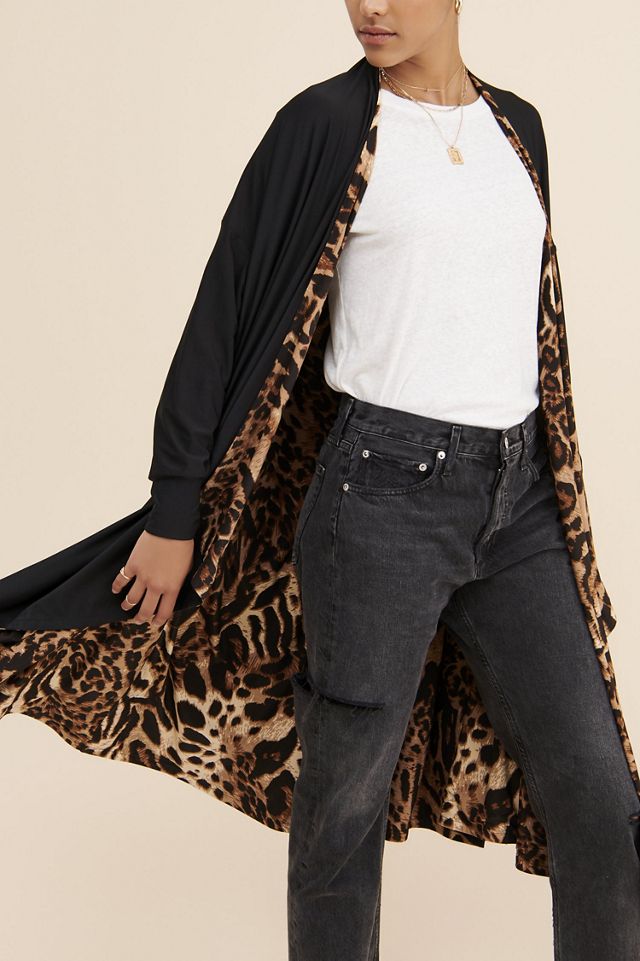 Coldesina Mimi Reversible Leopard Duster | Anthropologie