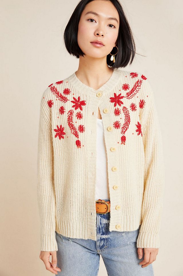 Pepaloves Naomi Beaded Cardigan | Anthropologie