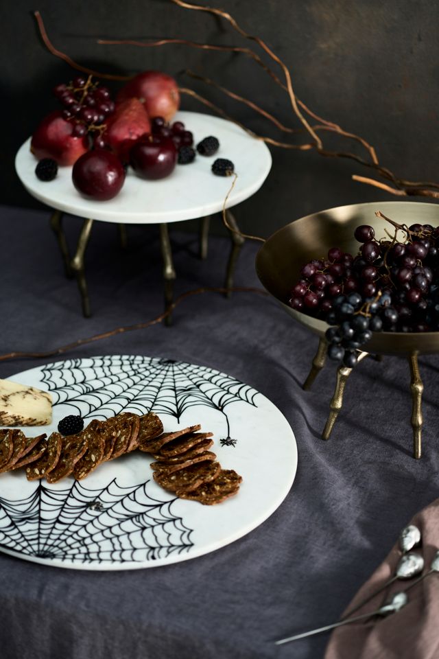 Spider Web Marble Serving Board | Anthropologie