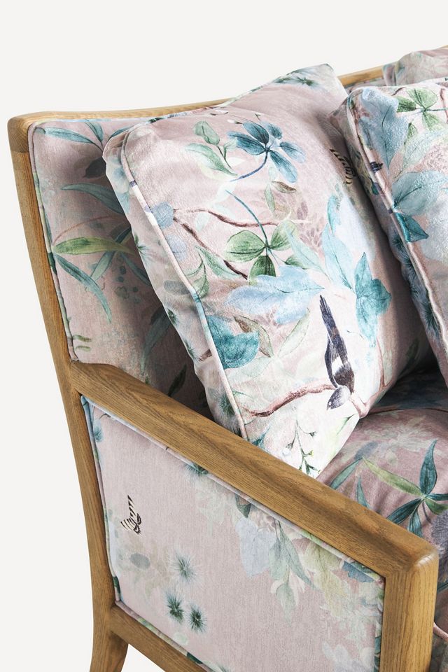 Florence Colleen Velvet Chaise Chair | AnthroLiving