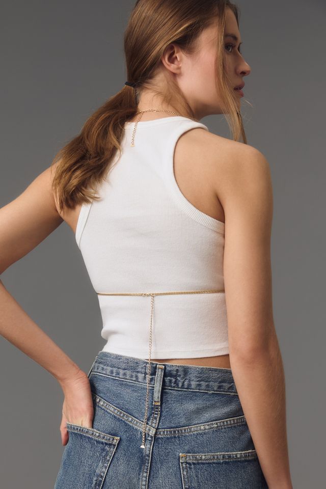 Metal Triangle Bralette Body Jewelry | Anthropologie