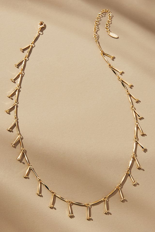 Allover Fringe Necklace | Anthropologie