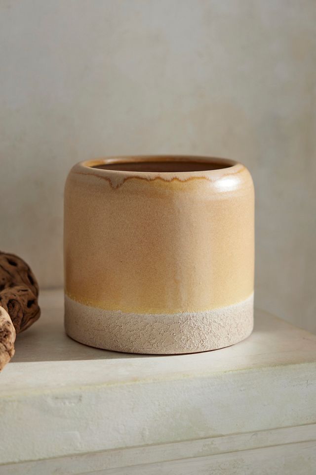 Two-Tone Ceramic Cylinder Planter | Terrain