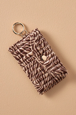 Quilted Velvet Card Holder | Anthropologie