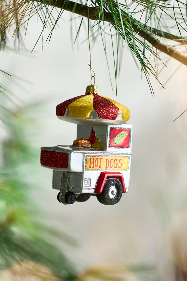 Hot Dog Stand Glass Ornament | Anthropologie