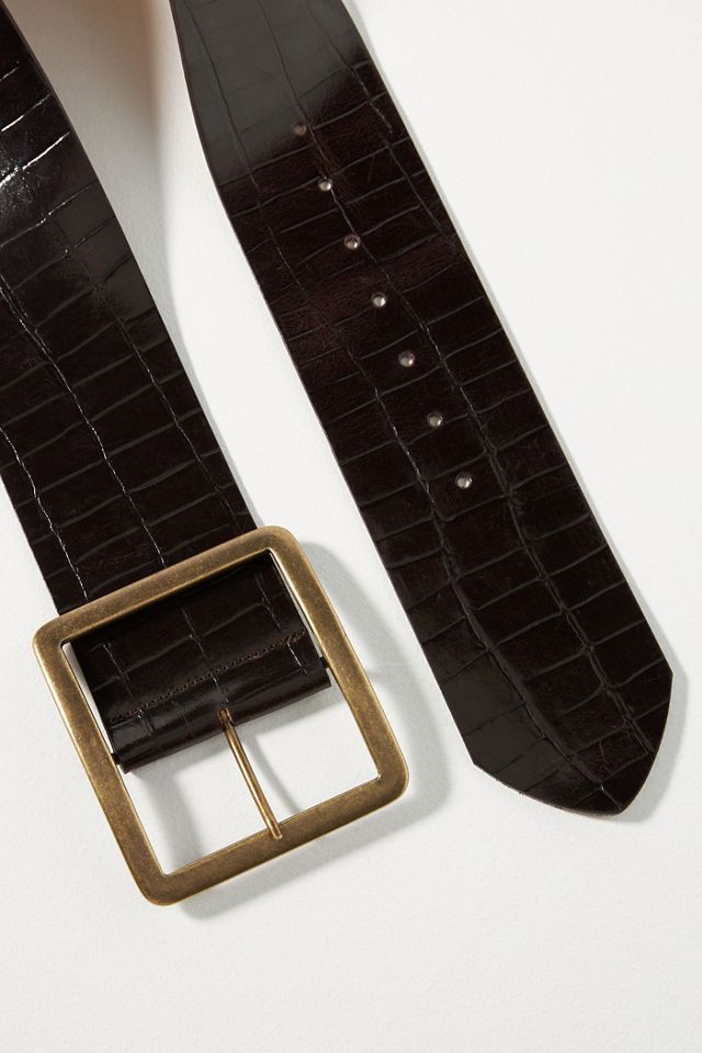 Ceinture Streets Ahead avec Large Boucle Carrée | Anthropologie