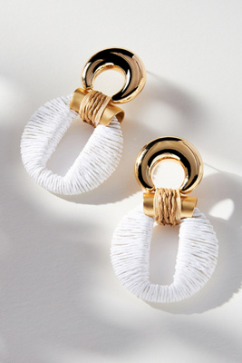 Double Rounded Drop Earrings | Anthropologie