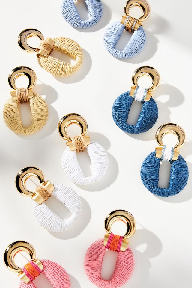 Double Rounded Drop Earrings | Anthropologie