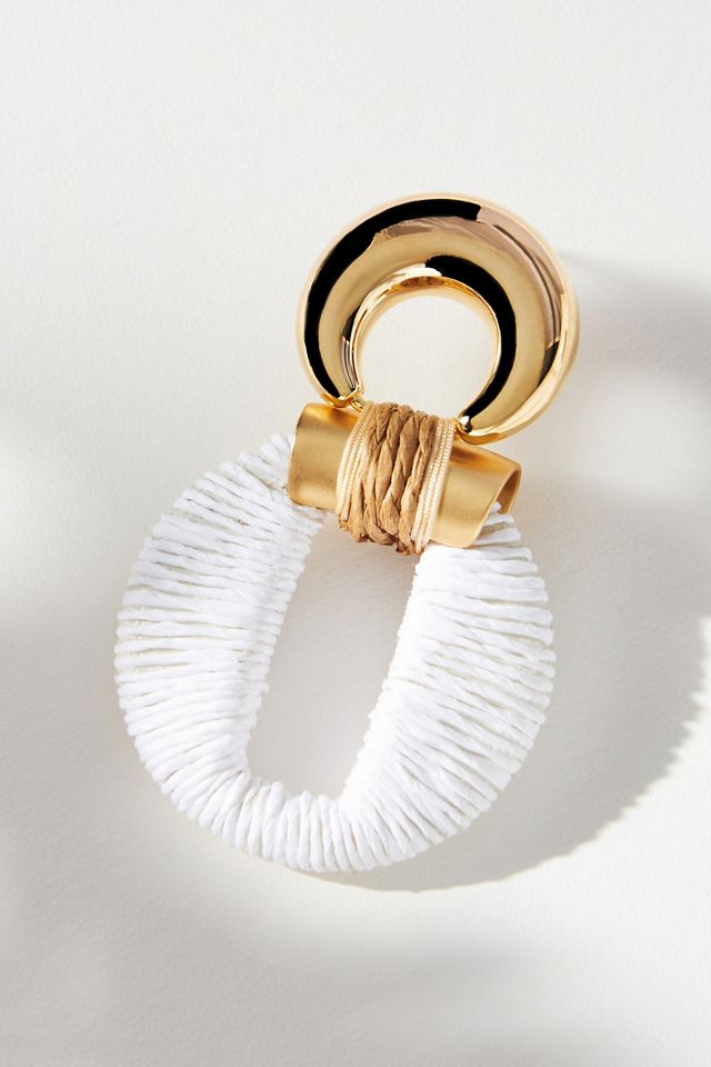 Double Rounded Drop Earrings | Anthropologie