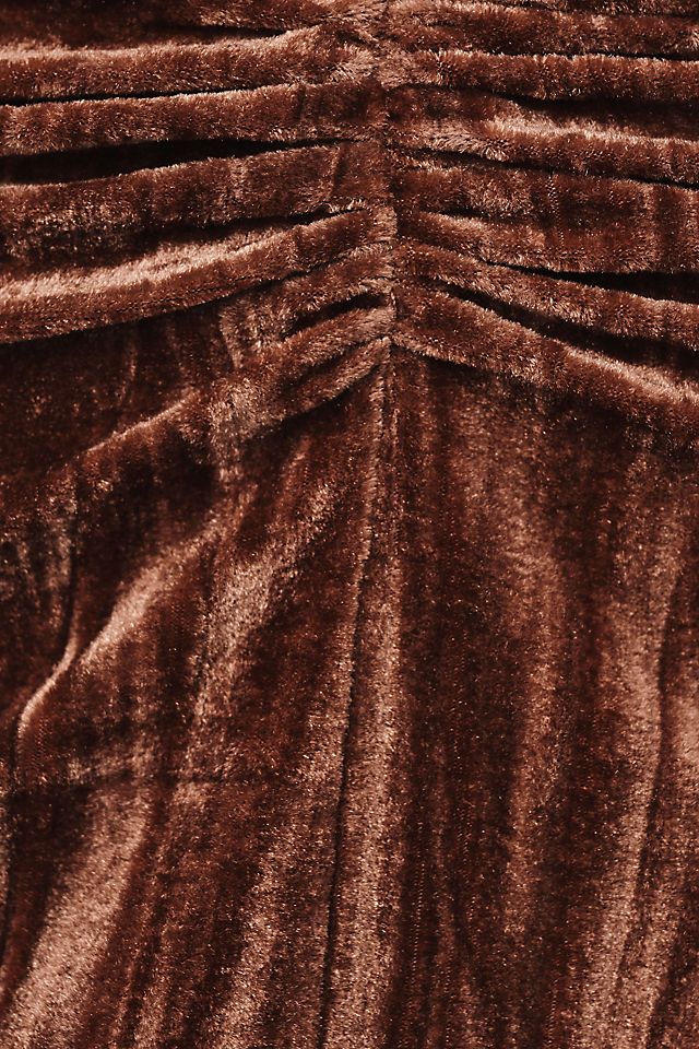 Ronny Kobo Hayley V-Neck Column Velvet Maxi Dress | Anthropologie Ronny Kobo Hayley V-Neck Column Velvet Maxi Dress | Anthropologie