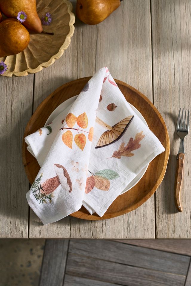May We Fly Mushrooms Napkins, Set of 2 | Terrain