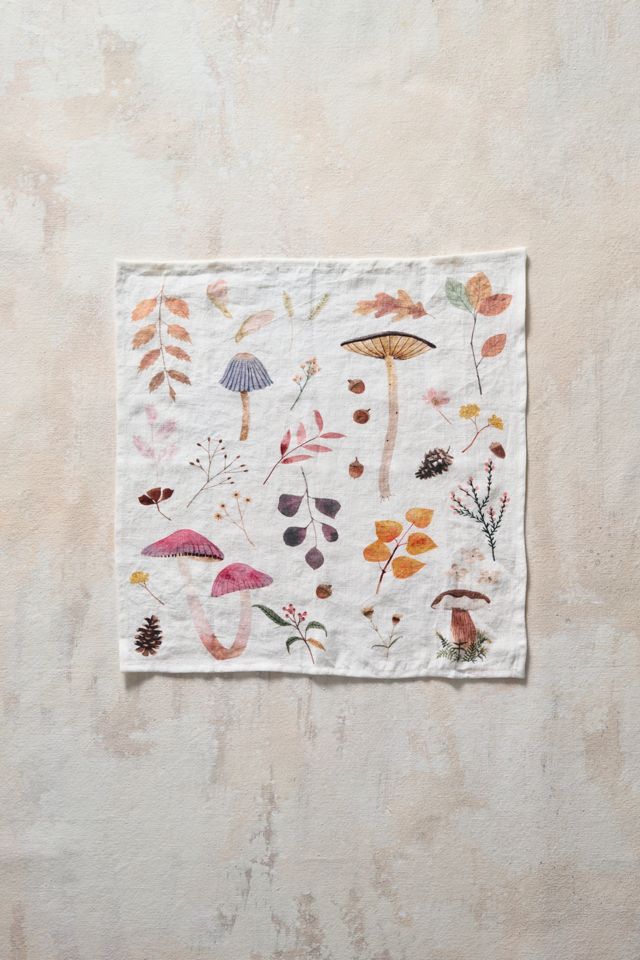 May We Fly Mushrooms Napkins, Set of 2 | Terrain