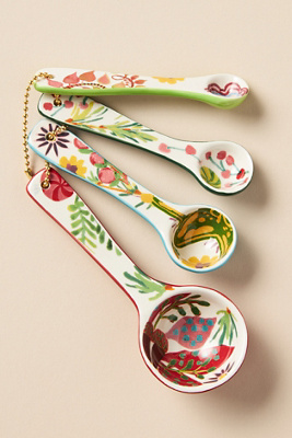 Coco Measuring Spoons, Set of 4 | Anthropologie UK