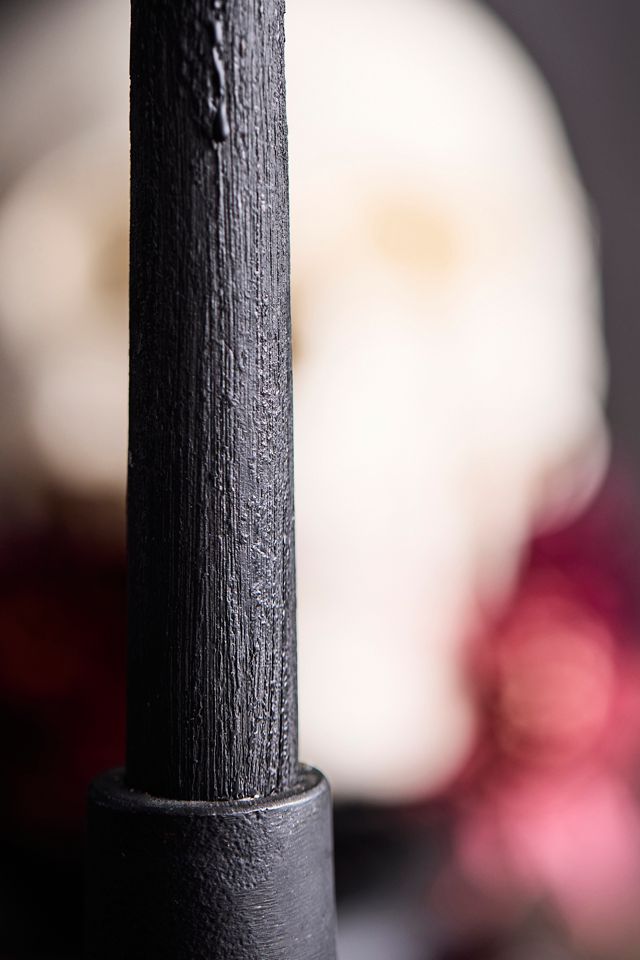 Textured Black Taper Candles, Set of 2 | Terrain