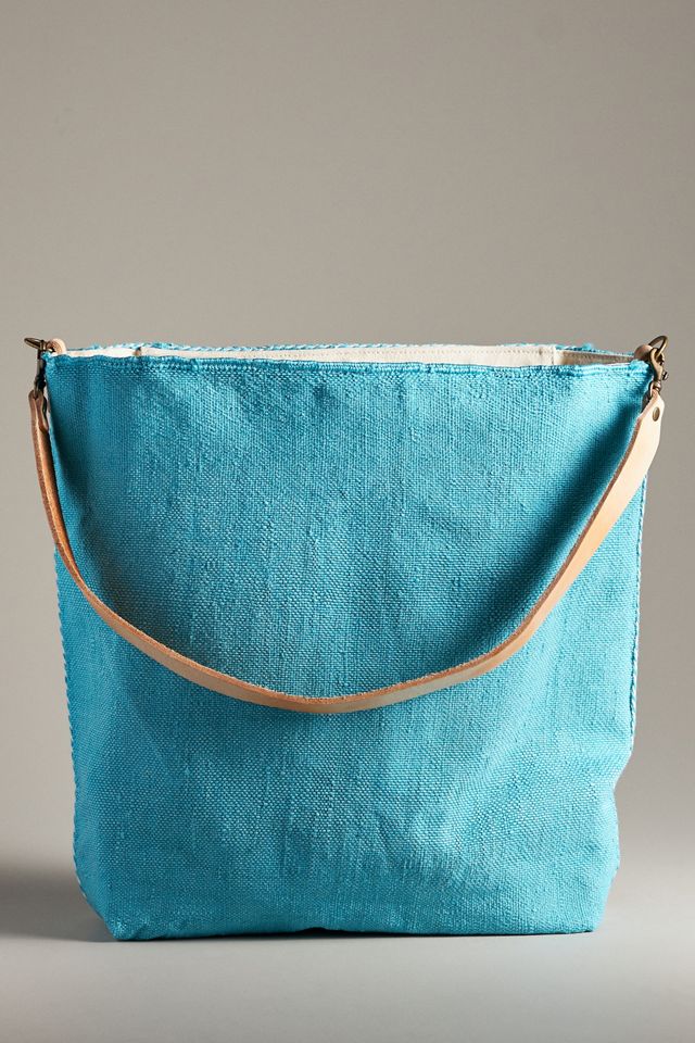 Jenna Bee Cyan Moroccan Tote | Anthropologie