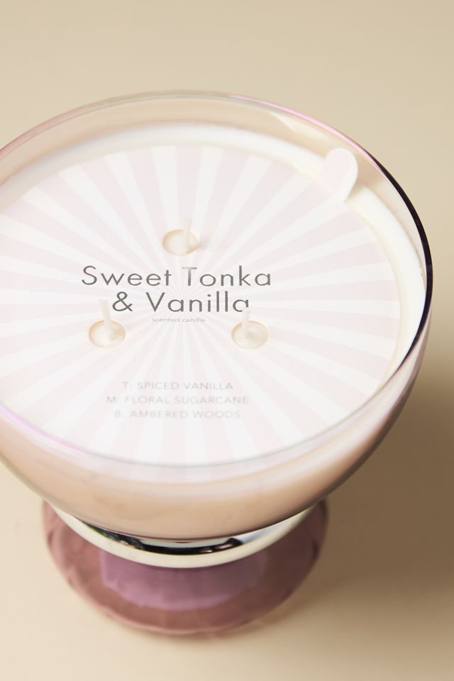 Kendra Gourmand Sweet Tonka & Vanilla Glass Candle | AnthroLiving
