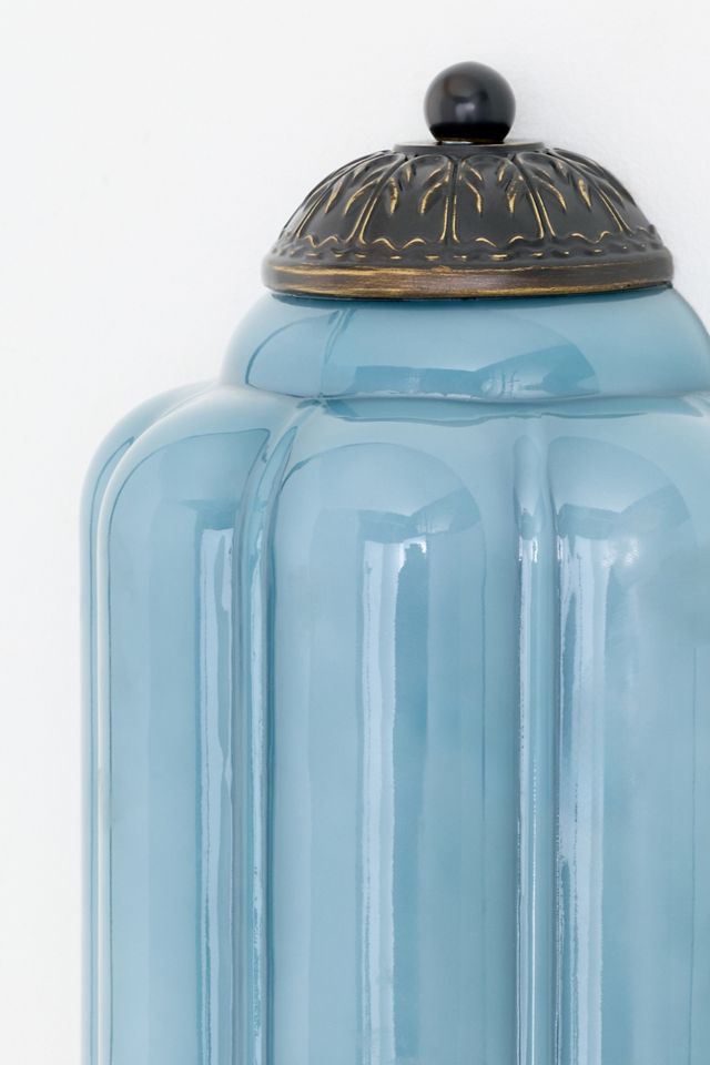 The Eloise Scallop Milk Glass Flush Sconce Wall Light | Anthropologie
