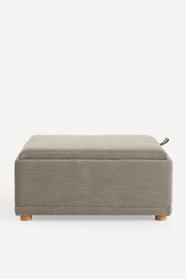 Celine Performance Weave Modular Large Ottoman | AnthroLiving