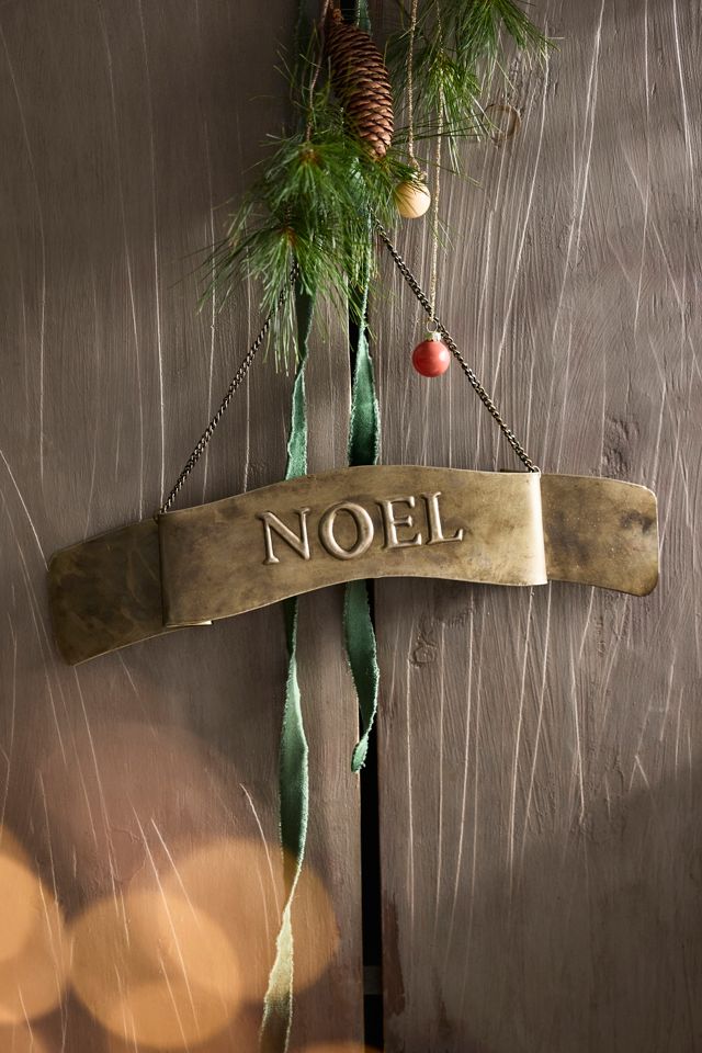 Noel Hanging Sign | AnthroLiving
