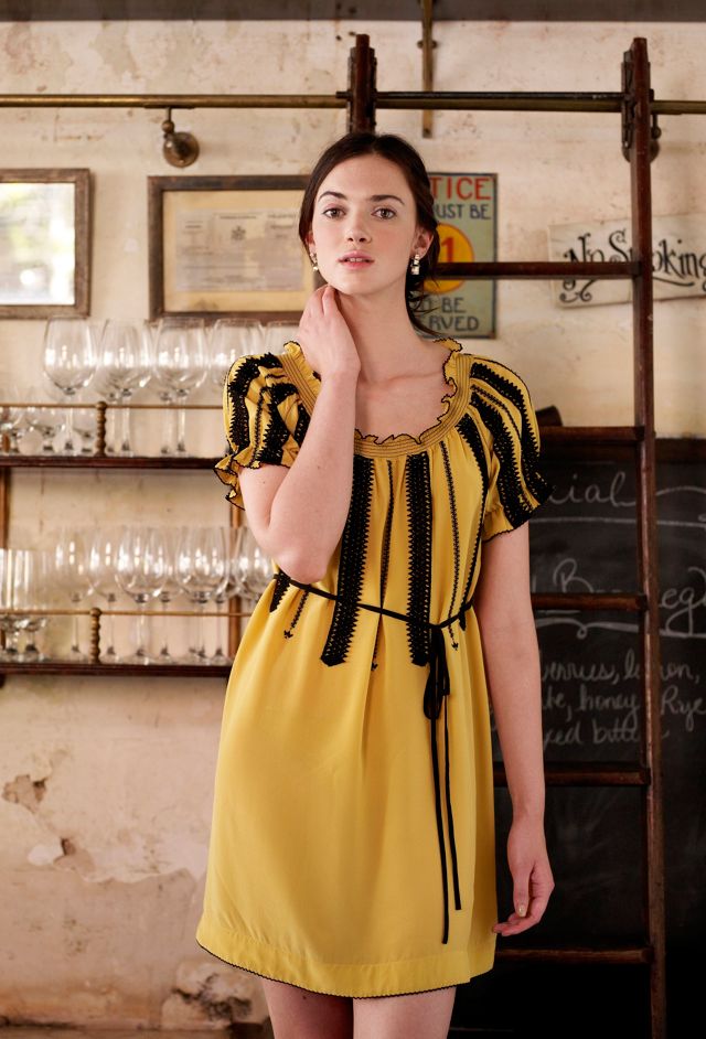 Inky Quills Dress | Anthropologie