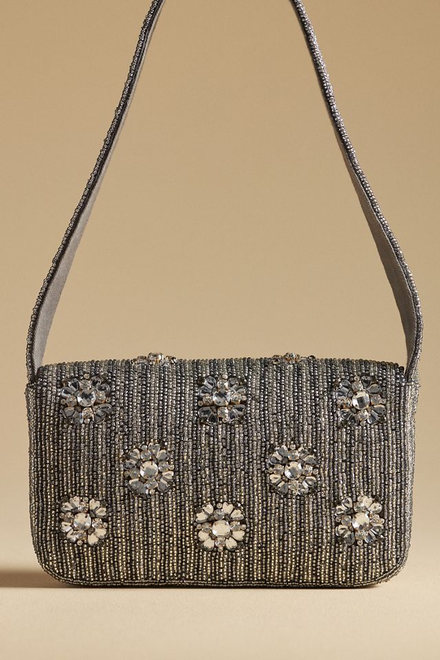 The Fiona Beaded Bag: Rhinestone Badge Edition | Anthropologie
