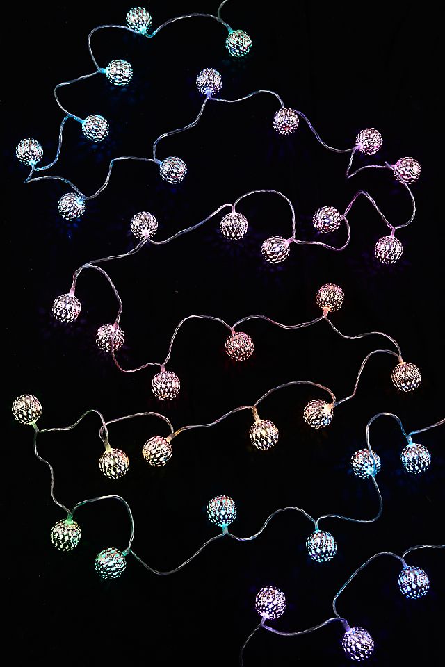 Stargazer Color-Changing Arabesque String Lights | Terrain Stargazer Color-Changing Arabesque String Lights | Terrain
