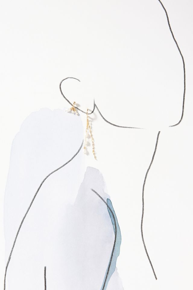Prairie Pearl Drop Earrings, Set of 2 | Anthropologie