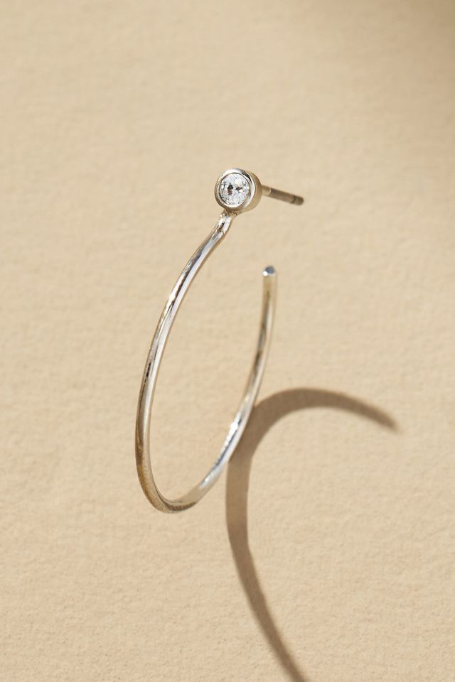 Small Thin Hoop Earrings | Anthropologie