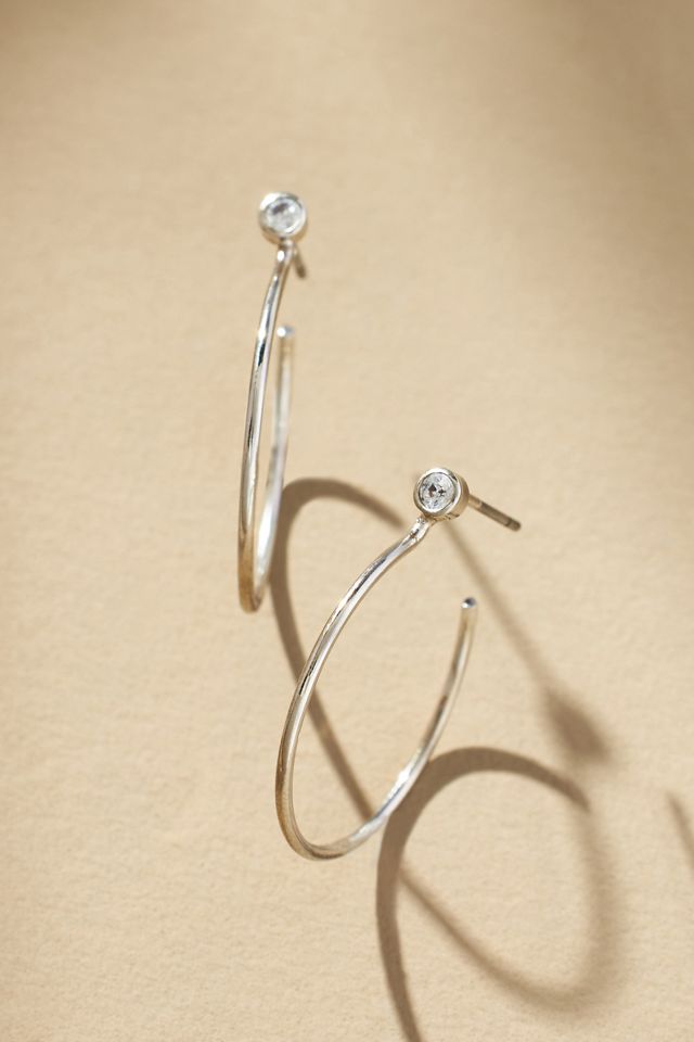 Small Thin Hoop Earrings | Anthropologie