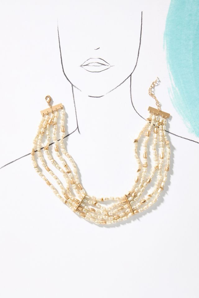 Prairie Pearl Layered Necklace | Anthropologie
