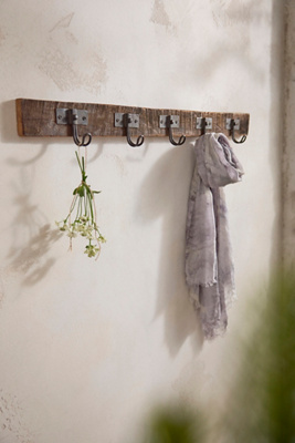 Reclaimed Wood Hook Rack | AnthroLiving