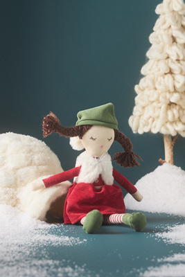 Mon Ami Christmas Pippa the Elf Kids Plush Toy | Anthropologie