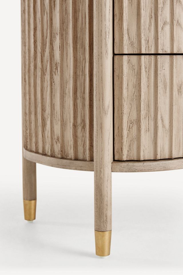 Isla Fluted Three-Drawer Dresser | Anthropologie UK