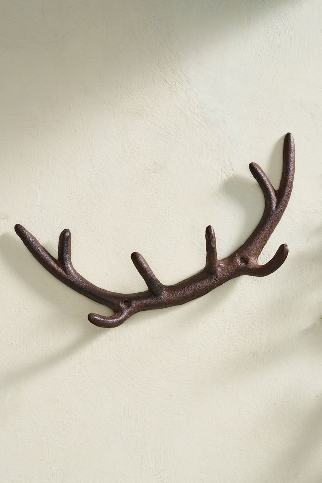 Cast Iron Antlers Hook Rack | Terrain