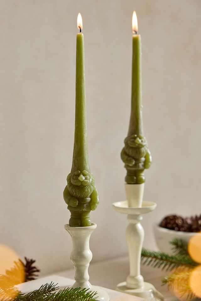 Gnome Taper Candles, Set of 2 | AnthroLiving