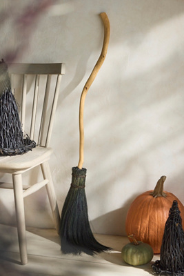 Spooky Grass Broom | AnthroLiving