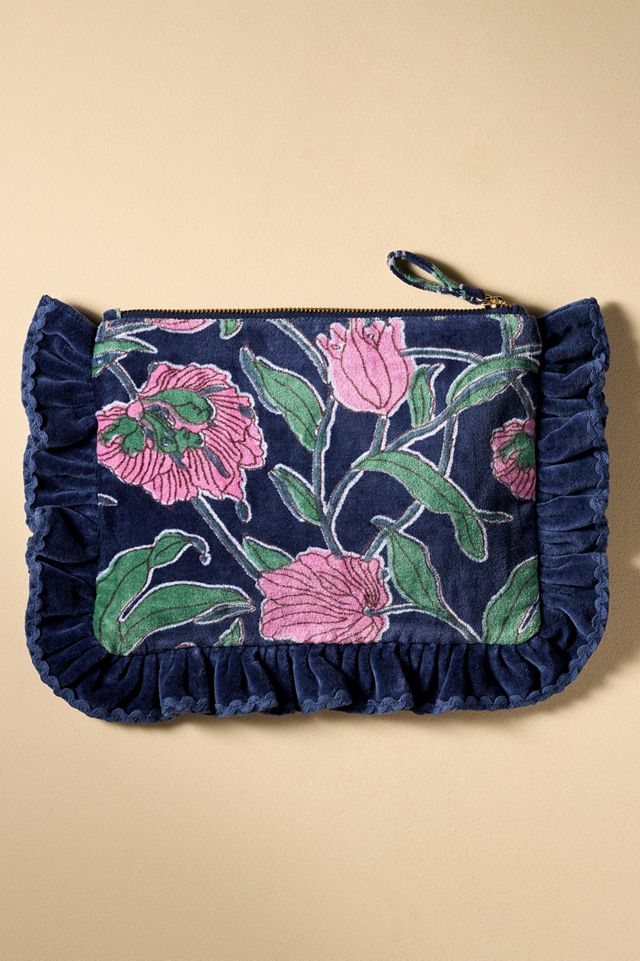 By Anthropologie Printed Velvet Pouch | Anthropologie
