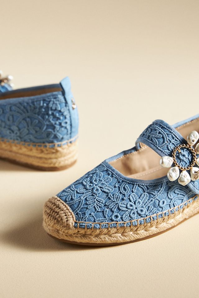 Sam Edelman Maddy Orchid Mary Jane Espadrille Flats | Anthropologie