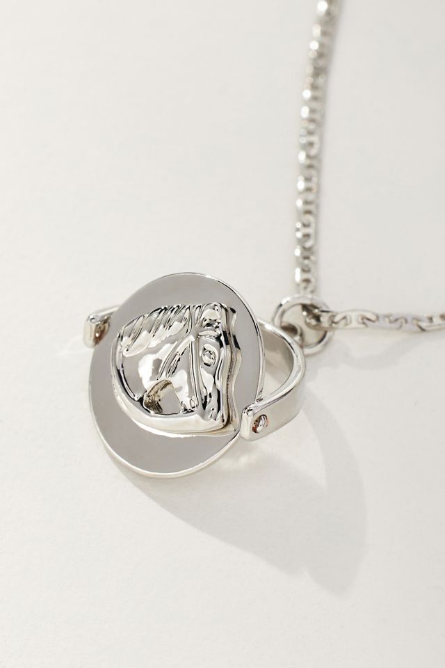 Coin Locket Necklace | Anthropologie