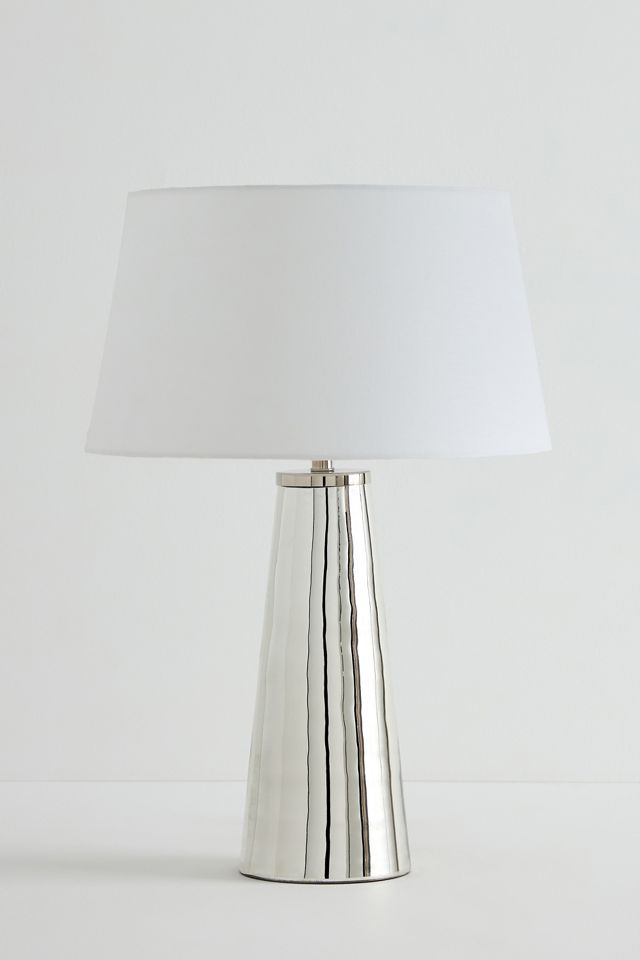 Chrome Glass Table Lamp | AnthroLiving