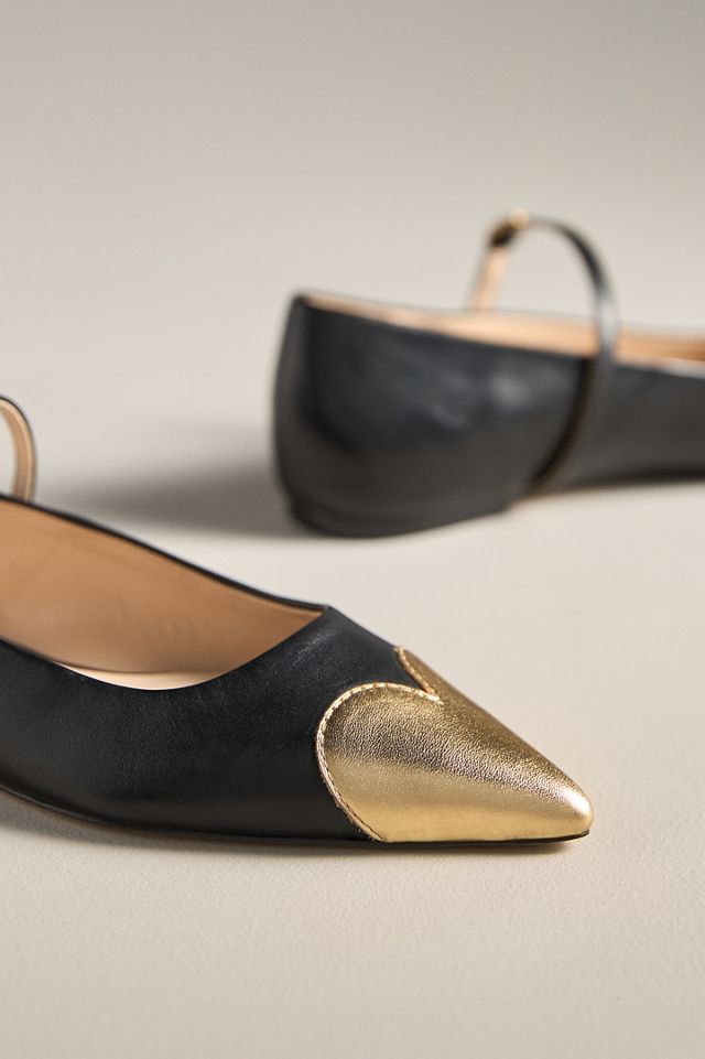 Maeve Heart Toe Mary Jane Flats | Anthropologie