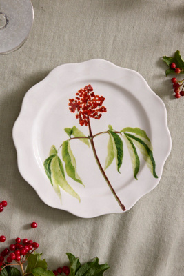 Scalloped Berry Plate, Elderberry | AnthroLiving