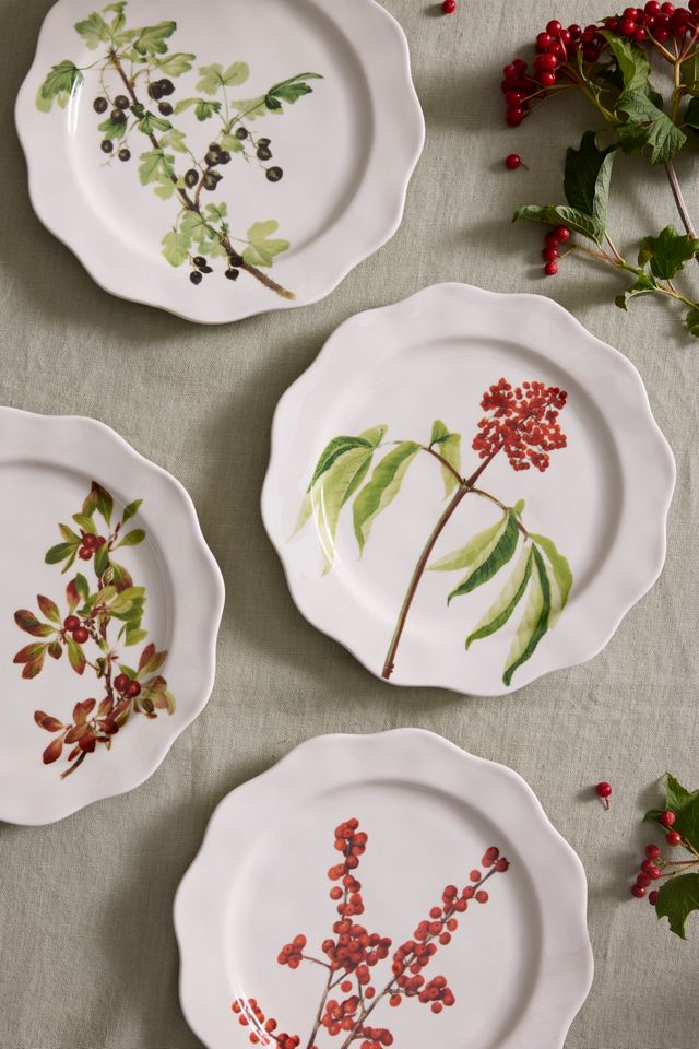 Scalloped Berry Plate, Currant | AnthroLiving