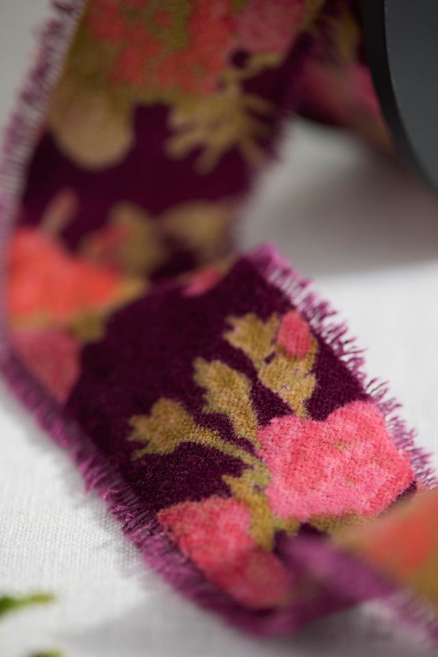 Floral Velvet Ribbon | AnthroHome