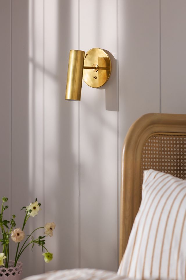 Lancelot Brass Pivoting Sconce Wall Light | AnthroHome