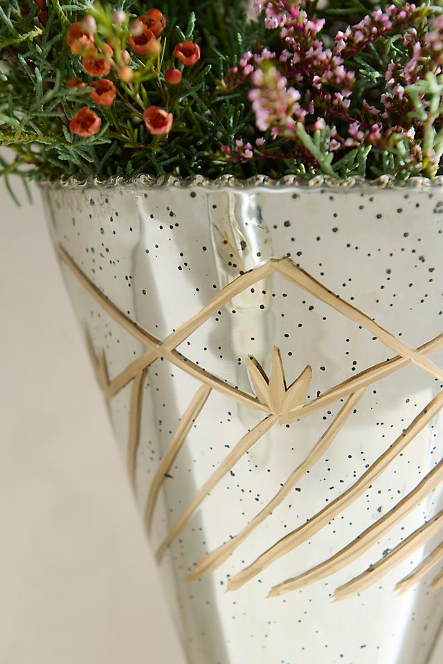 Etched Mercury Vase | Terrain Etched Mercury Vase | Terrain