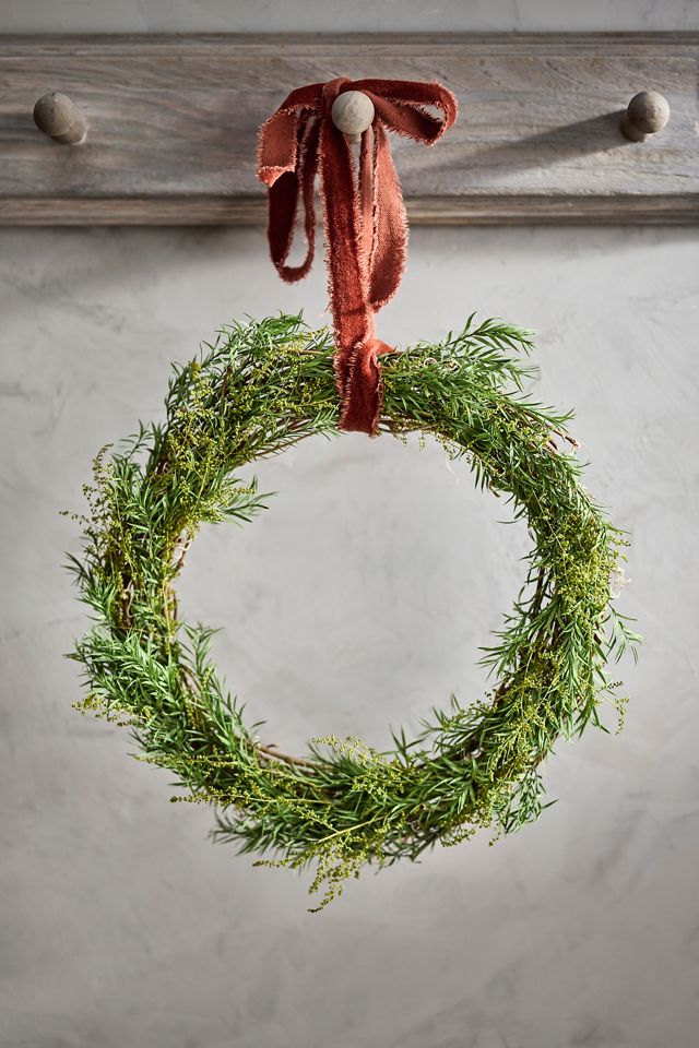 Dried Tea Tree Wreath | AnthroLiving